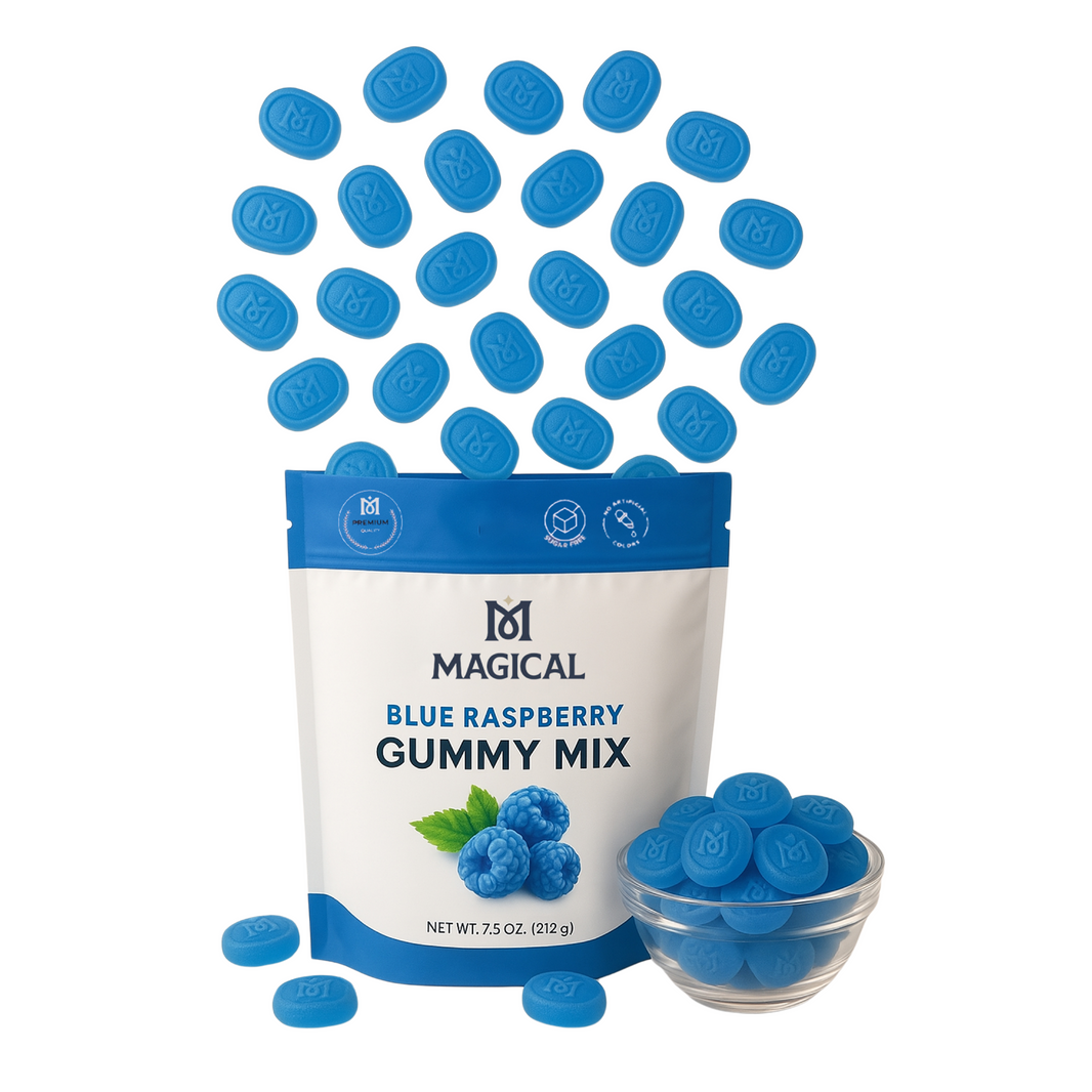 Premium Blue Raspberry Gummy Mix